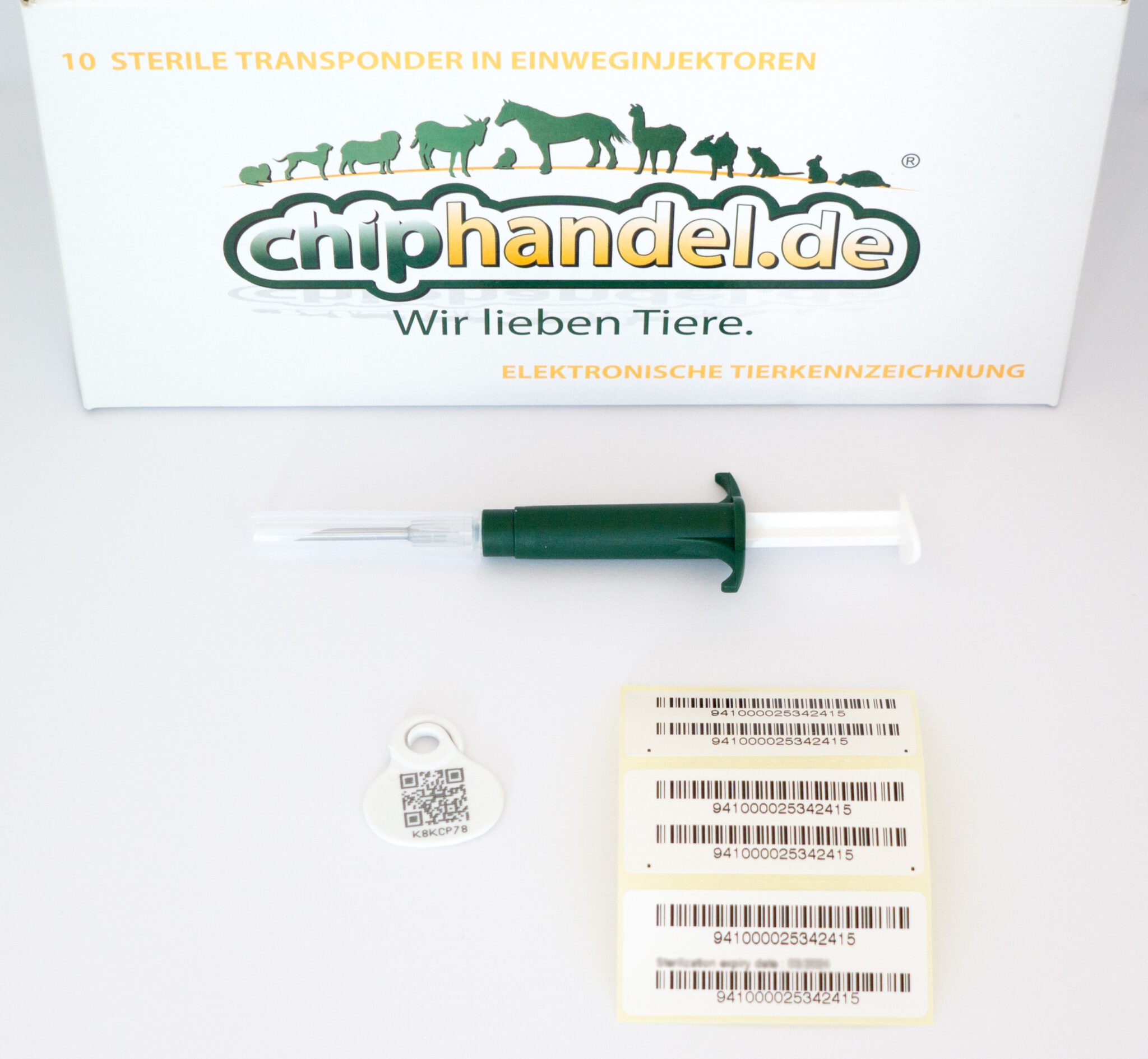 RFID Tierchip – Herstellercode 941 – chiphandel.de